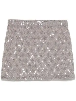 P.a.r.o.s.h Sequinned Mini Skirt