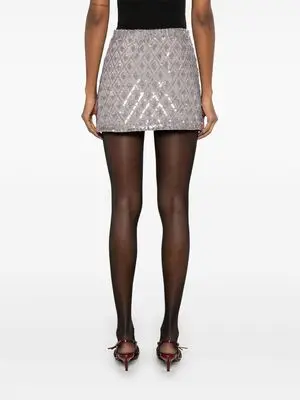 P.a.r.o.s.h Sequinned Mini Skirt