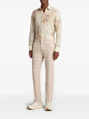 Etro Checked Chinos