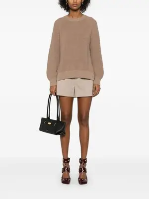P.a.r.o.s.h Ribbed-knit Sweater - Brown