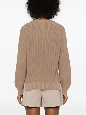 P.a.r.o.s.h Ribbed-knit Sweater - Brown