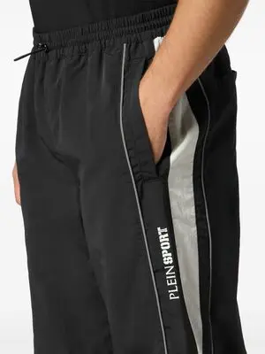 PLEIN SPORT Side-stripe Track Pants