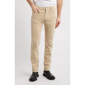 FRAME Modern Straight-leg Twill Pants - Beige