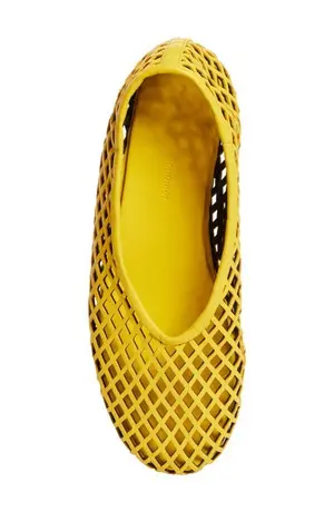 Proenza Schouler Perforated Ballet Flat - Yellow