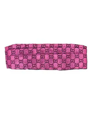 Gucci Gg Monogram Metallic Headband - Purple