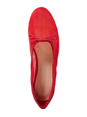 LOEFFLER RANDALL Landon Mesh Ballet Flats - Red