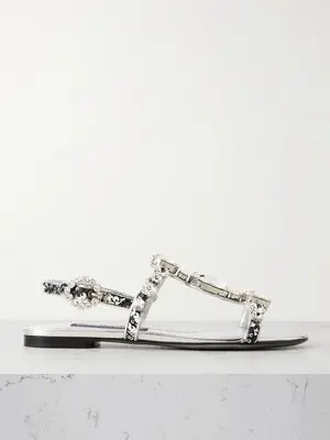 Dolce & Gabbana Sequined Sandals For Women