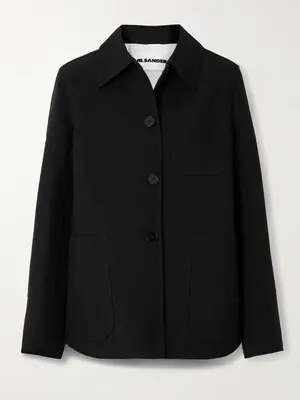 JIL SANDER Cotton-blend Twill Shirt Jacket