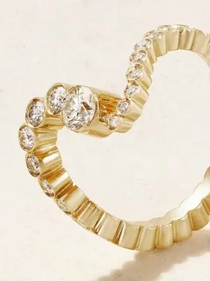 Sophie Bille Brahe Ocean Ensemble 18-karat Recycled Diamond Ring