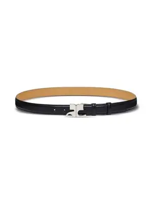 COURREGES Leather Belt - Black