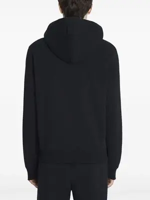 LANVIN Embroidered Logo Hoodie