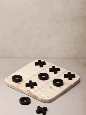 GAURI KOHLI Monty Marble Tic Tac Toe Set