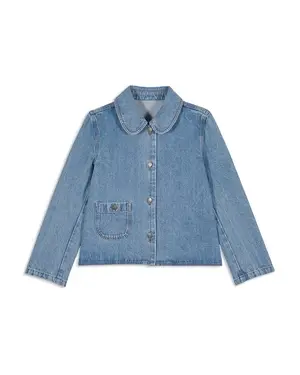 Ba&sh Bas & Sh Tiny Jacket - Blue Jeans