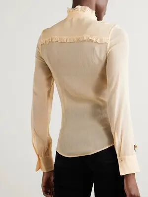Chloé Tie-neck Ruffled Shirt