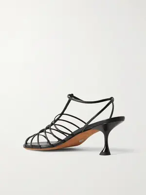 Proenza Schouler Tee Cage Leather Sandals