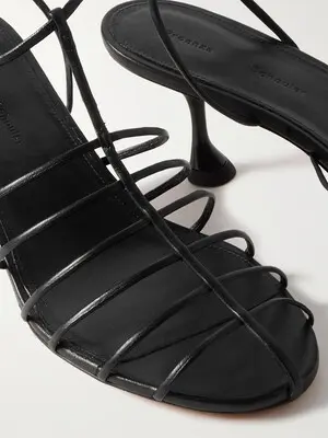 Proenza Schouler Tee Cage Leather Sandals