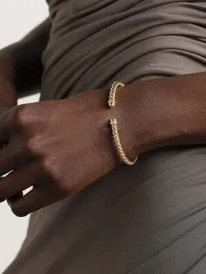 David Yurman Modern Cable 18-karat Diamond Cuff