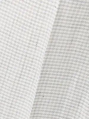 Theory Houndstooth Linen-blend Wide-leg Trousers - Gray