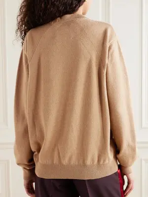 JIL SANDER Cashmere And Cotton-blend Crewneck Sweater