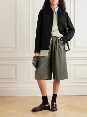 JIL SANDER Cotton-blend Twill Jacket