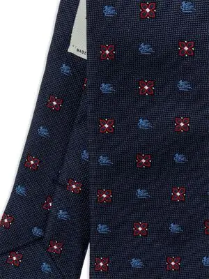 Etro Pegaso Embroidered Tie