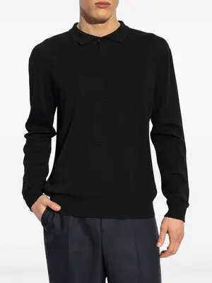 Giorgio Armani Fine-knit Polo Shirt