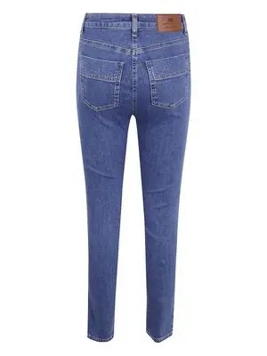 Elisabetta Franchi Logo-plaque Jeans