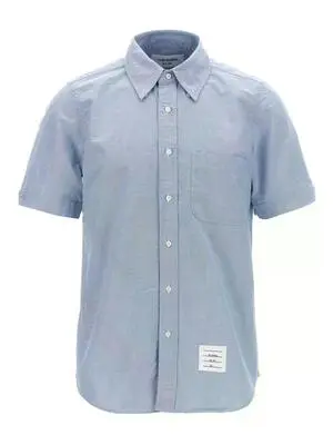 Thom Browne Cotton Shirt - Blue