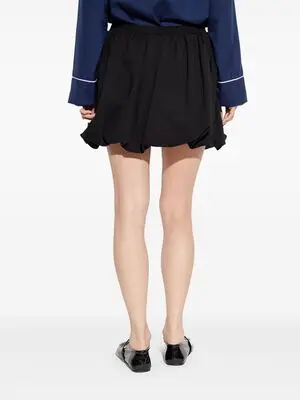 Marni Cotton Pleated Skirt - Black