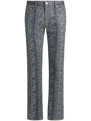 Etro Jacquard Paisley Jeans