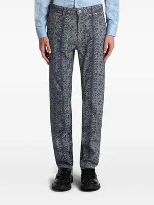 Etro Jacquard Paisley Jeans