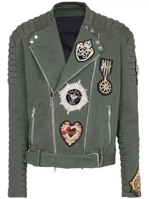 Men's Denim Biker
