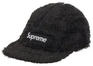 Supreme Fuzzy Camp Cap - Black