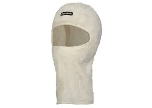 Supreme Fuzzy Balaclava - White