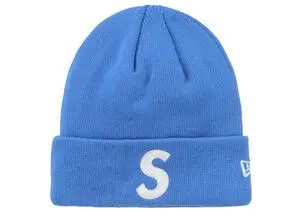 Supreme New Era S Logo Beanie Fw24 - Blue