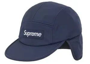 Supreme Windstopper Earflap Camp Cap - Navy Blue