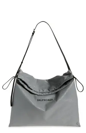 Balenciaga Large Shopper Shoulder Bag - Balenciaga Grey/ Light Black