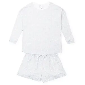 LILA AND HAYES Longsleeve Top And Short Set - Garden Soiree