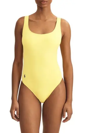 Polo Ralph Lauren Martinique One-piece Swimsuit - Yellow