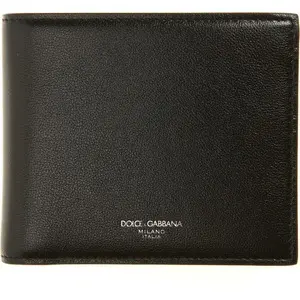 Dolce & Gabbana Leather Bifold Wallet - 80999 Nero
