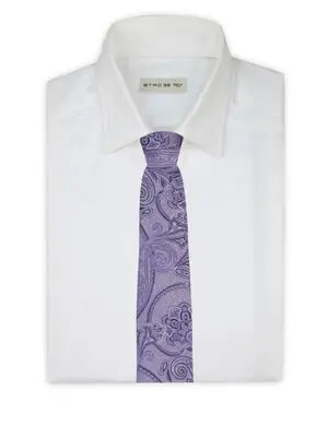 Etro Paisley Tie - Purple