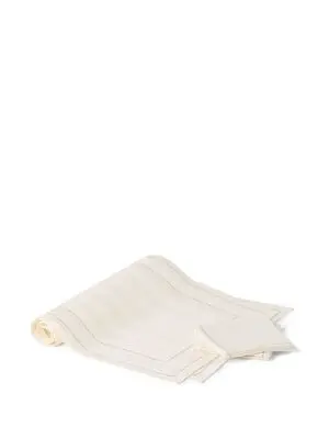 Brunello Cucinelli Runner And Napkins Set - Neutrals
