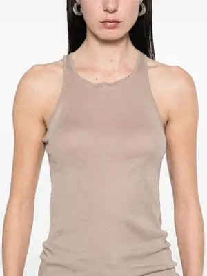 Rick Owens Cotton Tank Top - Neutrals