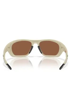 Oakley Lateralis 60mm Prizm™ Polarized Rectangular Sunglasses - Bone