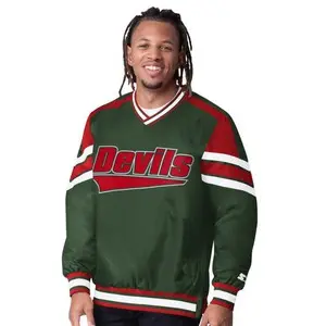 STARTER New Jersey Devils Reliver I V-neck Pullover Jacket