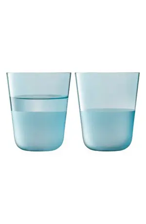 LSA Arc Contrast Set Of 4 Tumblers Blue