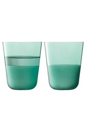 LSA Arc Contrast Set Of 4 Tumblers Teal