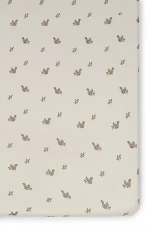 OILO Print Organic Cotton Crib Sheet