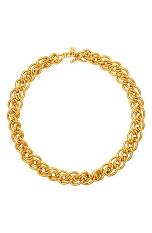 CHRISTINA CARUSO Braided Chain Necklace - 14k Gold