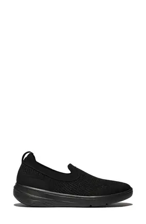 Fitflop Knit Slip-on Sneaker - All Black
